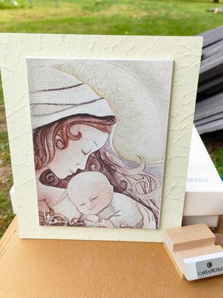 Quadro Il bacio - Cartapietra