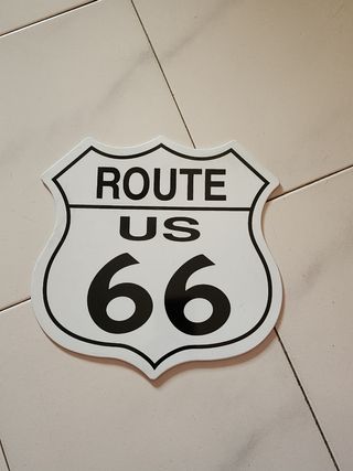 Route 66 plate