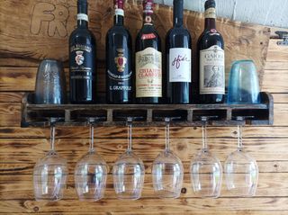 mensola porta calici