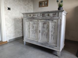 credenza con cassetti antichizzata shabby