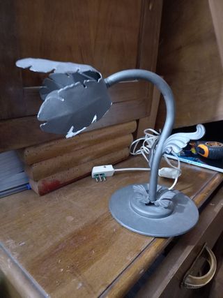 lampada artigianale abat jour in ferro battuto 