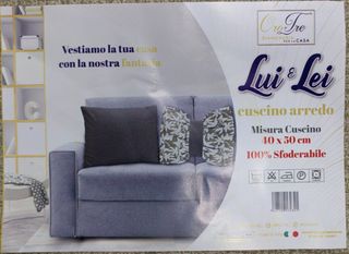 cuscino+ cuscino a fiocco 