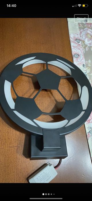 Lampada a forma di pallone