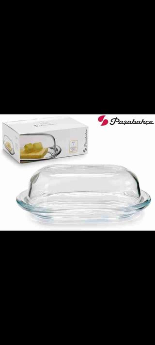 porta formaggi in vetro con coperchio