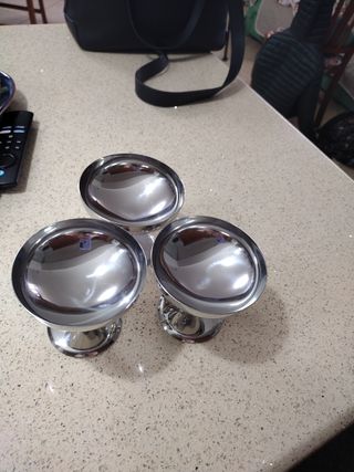 Coppette in acciaio per gelato