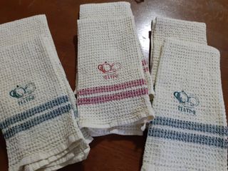 set 6 asciugamani da cucina vintage 