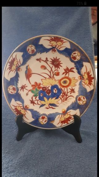 Piatto vintage anni 80 in ceramica 