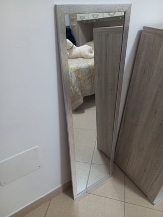 Specchio argento 30×110