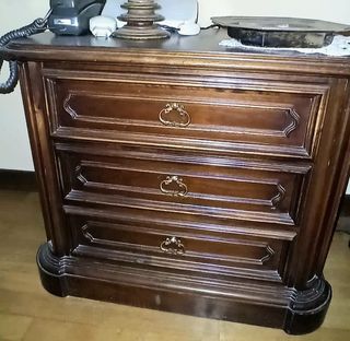 Coppia comodini in legno