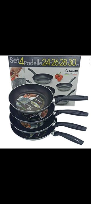 set padelle 24/26/28/30 cm ZANETTI