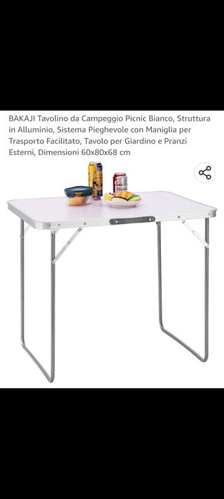 tavolo da Pic nic pieghevole 60*80 cm