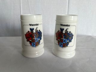 Set 2 boccali di birra anni 70 