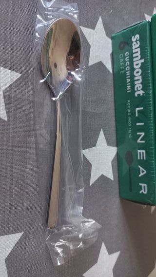 6 cucchiaini caffè Sambonet