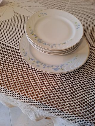 servizio da dolce in ceramica 