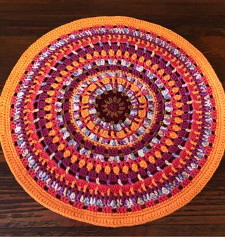 Mandala boho "caramello" 