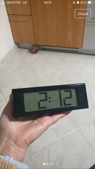Orologio sveglia digitale Ikea