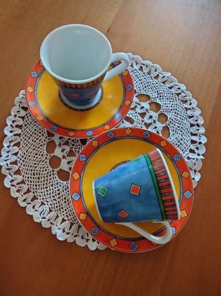 due tazzine da caffè nuove