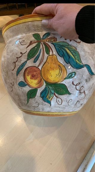 Vaso in ceramica Deruta 