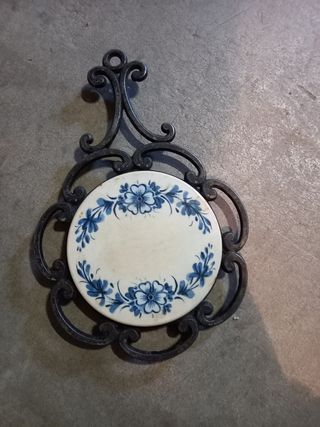 Poggiapentola decorato