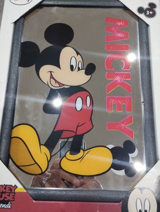 Specchio con cornice Mickey Mouse 