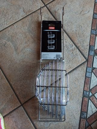 Triplo cesto ovale per doccia.