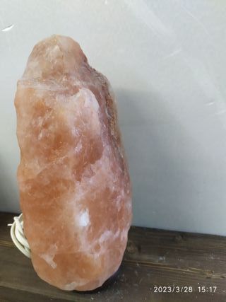 Lampada al sale dell'Himalaya Jocca - Luce arancio