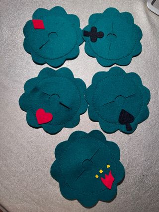 Basi per calici tavolo da gioco 