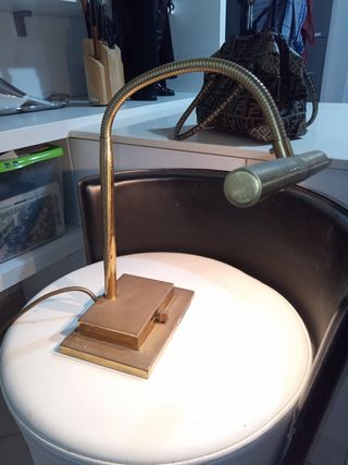 Sciolari lampada da tavolo ottone flessibile 