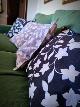 Quattro fodere per cuscini da divano
