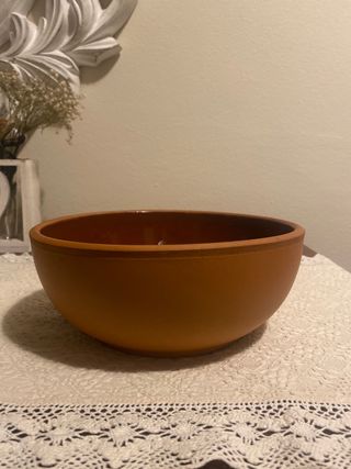 Ciotola media in terracotta smaltata