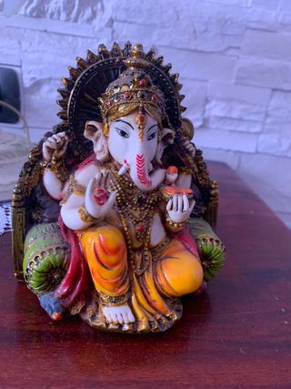 Statuetta Ganesh in resina
