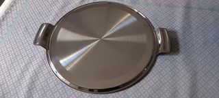 Vassoio Sottotorta in acciaio inox 18/10 AMC