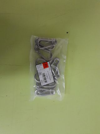 moschettoni nuovi busta x 10 pz