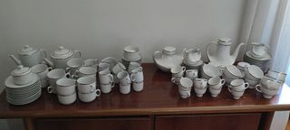 stock: 2 servizi te e caffè + bicchieri cristallo 