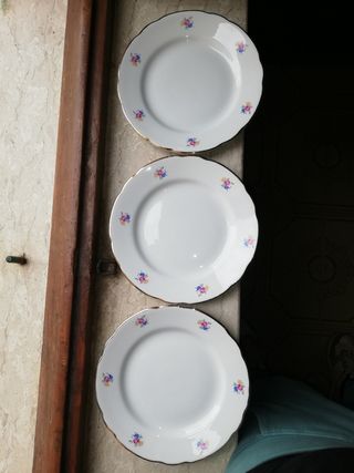 S. C. Richard - set di 3 piattini da dessert