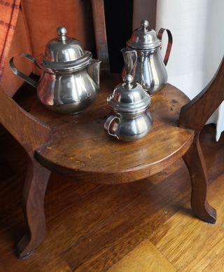 Teiera lattiera zuccheriera silver plate 
