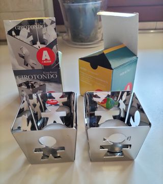 Porta tea-light Alessi collezione Girotondo 