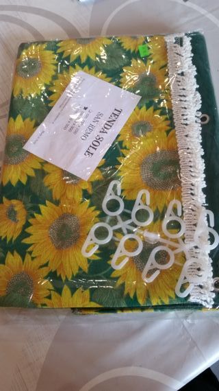 Tenda da sole in cotone nuova