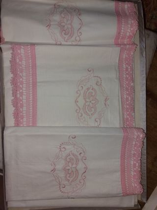 Completo  lenzuola  matrimoniali puro cotone 