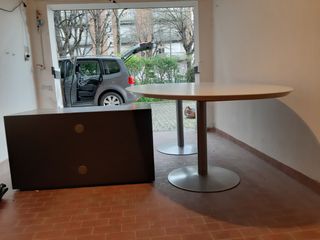 scrivania professionale Fantoni con cassettiera