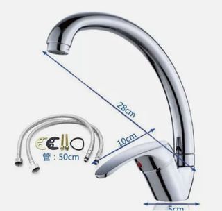 MISCELATORE RUBINETTO MONOCOMANDO LAVELLO CUCINA 