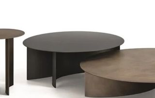 Tavolino Pierre nero, FLOU