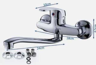 MISCELATORE RUBINETTO MONOCOMANDO LAVELLO MURO