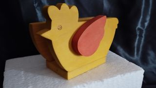 Portatovaglioli Gallina Legnomagia 