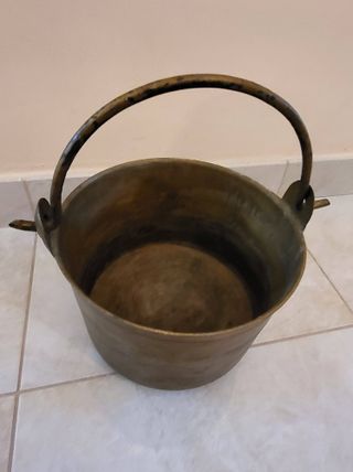 Portavaso vintage in ottone