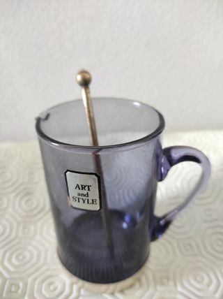 Brocca blu per cocktail. 