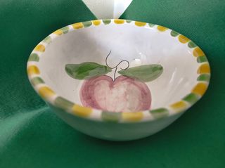 Ciotolina con disegno in ceramica. 
