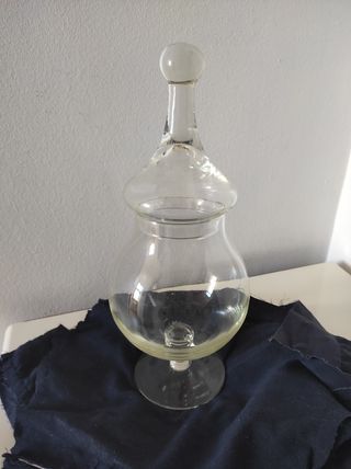 Portadolci vintage in vetro. 