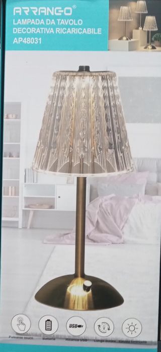 Lampada da Tavolo Decorativa Ricaricabile