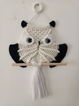 Gufo bianco e nero
